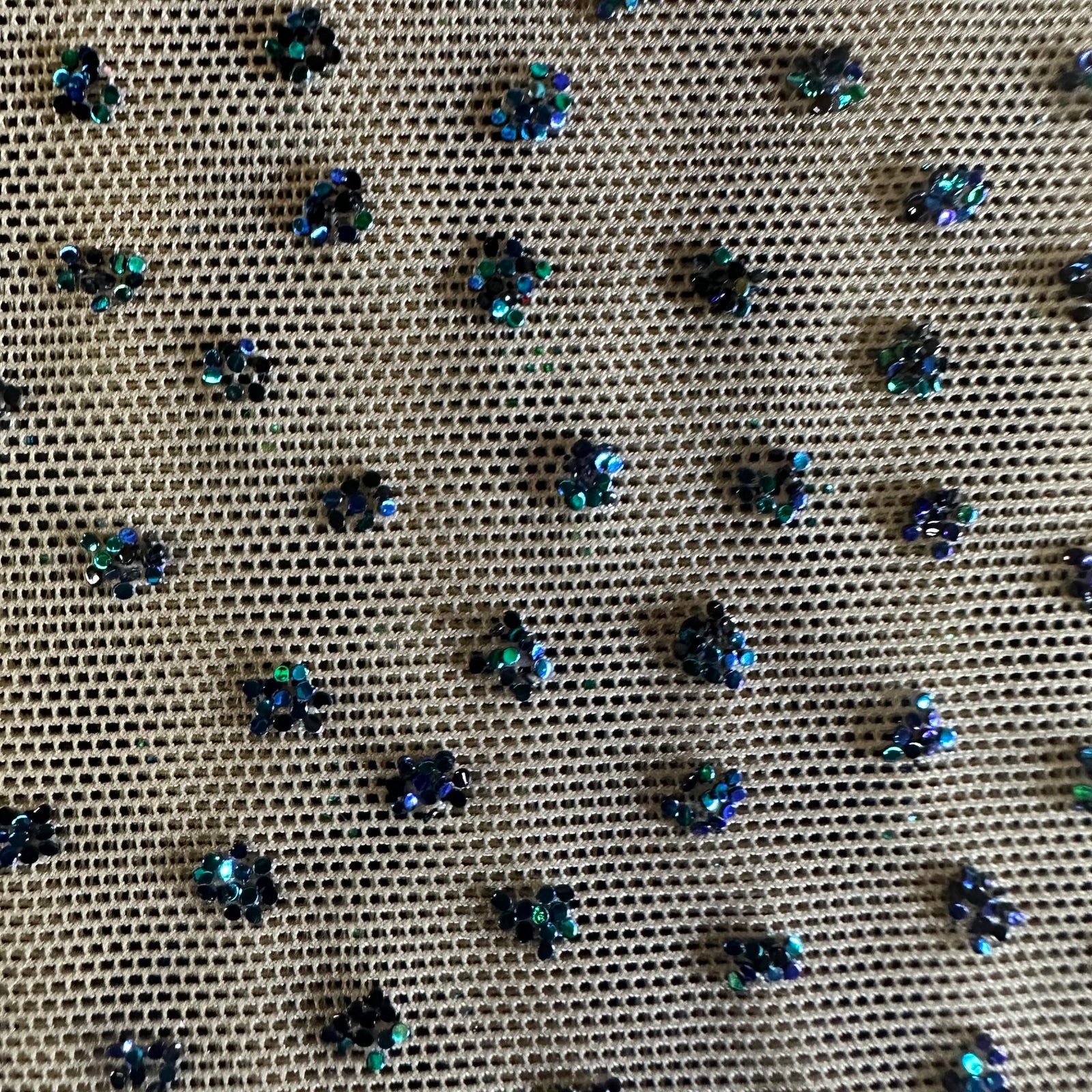 Caviar Glitter Nylon Spandex 4 Way Power Mesh | Spandex Palace