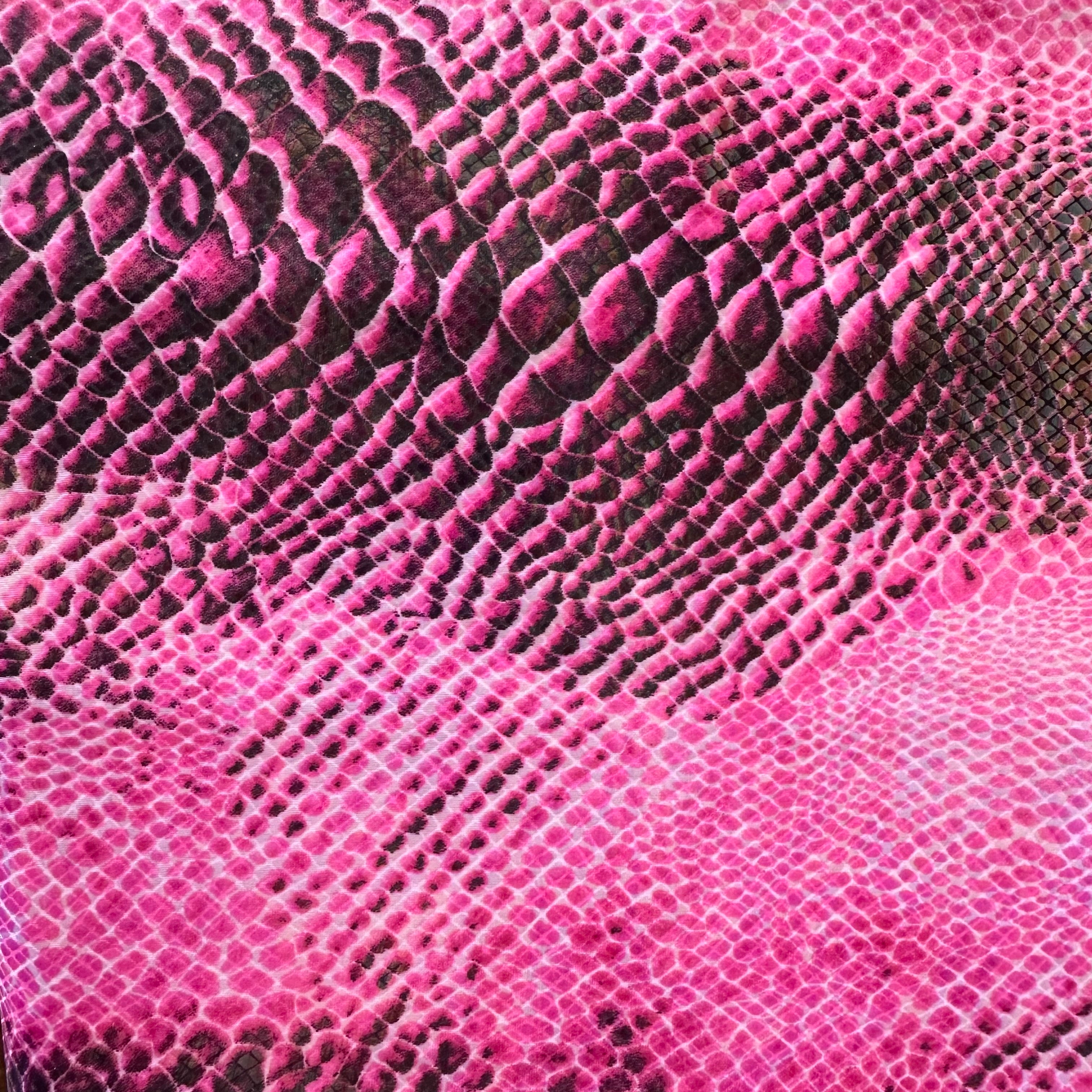 Illusion Mighty Snake Polyester Spandex Tricot Fabric | Spandex Palace