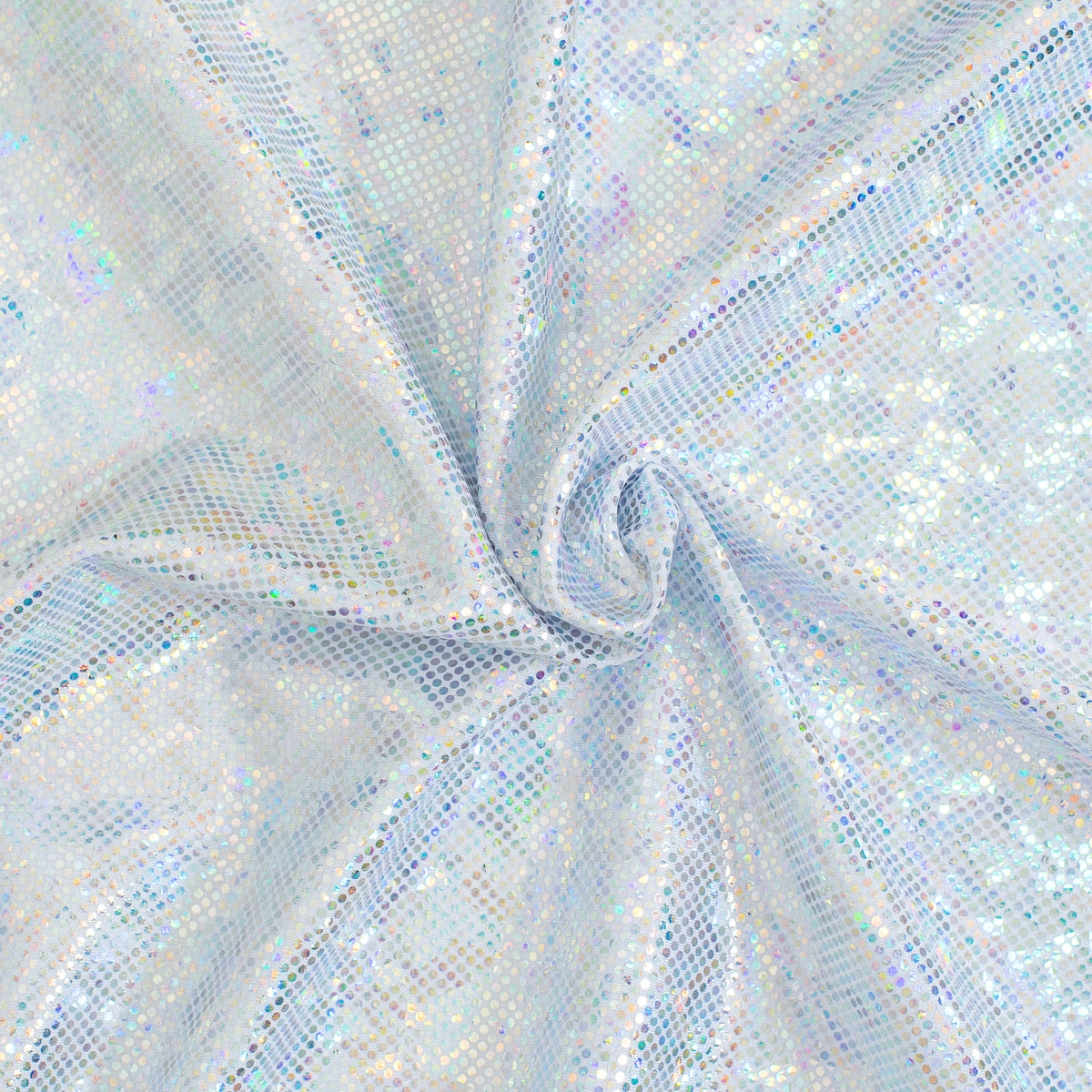 Shattered glass Hologram 4 Way Nylon Spandex Fabric | Spandex Palace