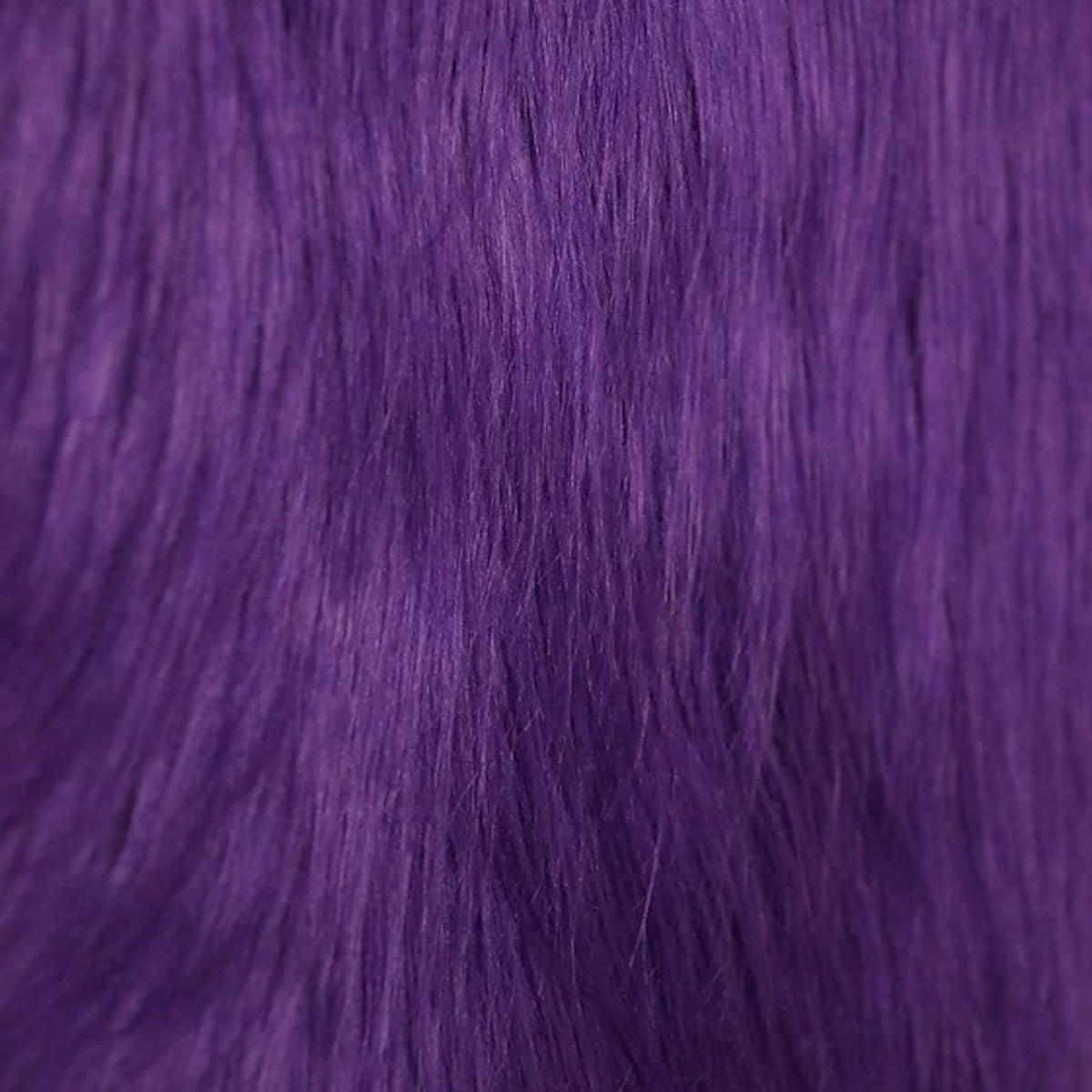 Purple Shaggy Long Pile Faux Fur Fabric (4