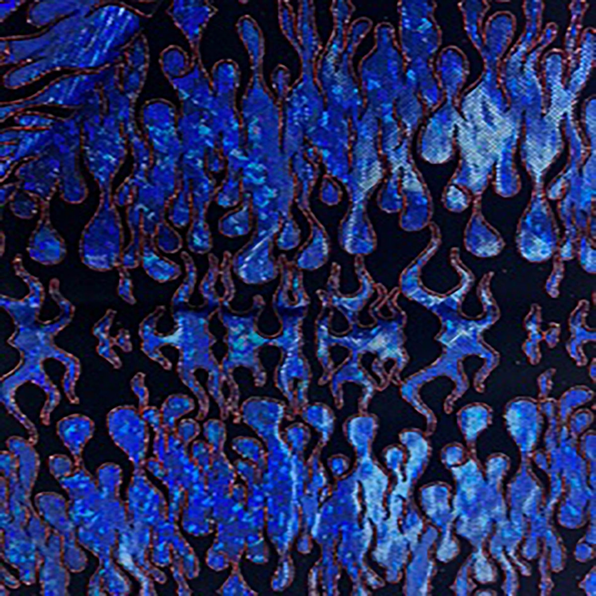 Fire Hologram Spandex | Elite Master Grade Flame Flex | Spandex Palace