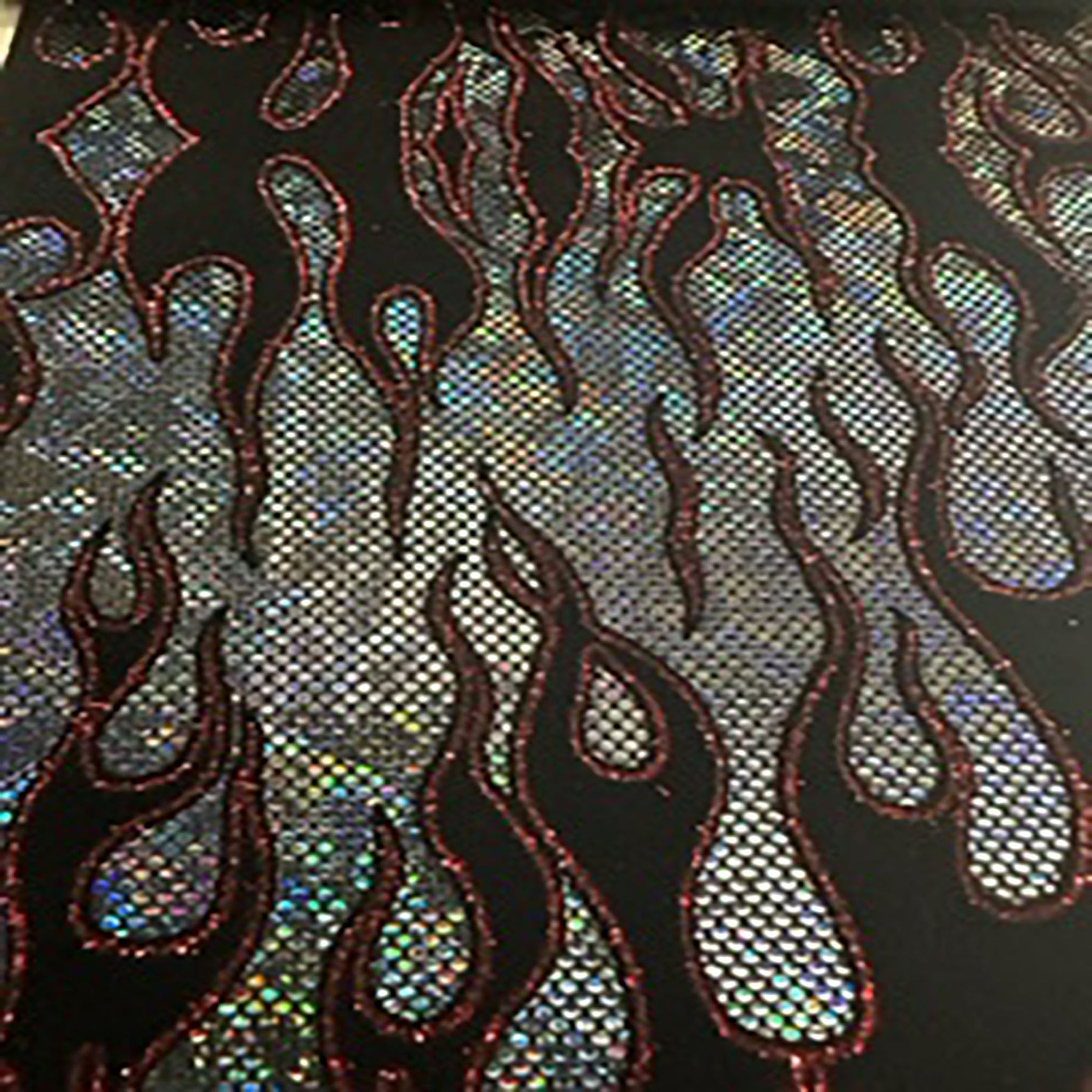 Fire Hologram Spandex | Elite Master Grade Flame Flex | Spandex Palace