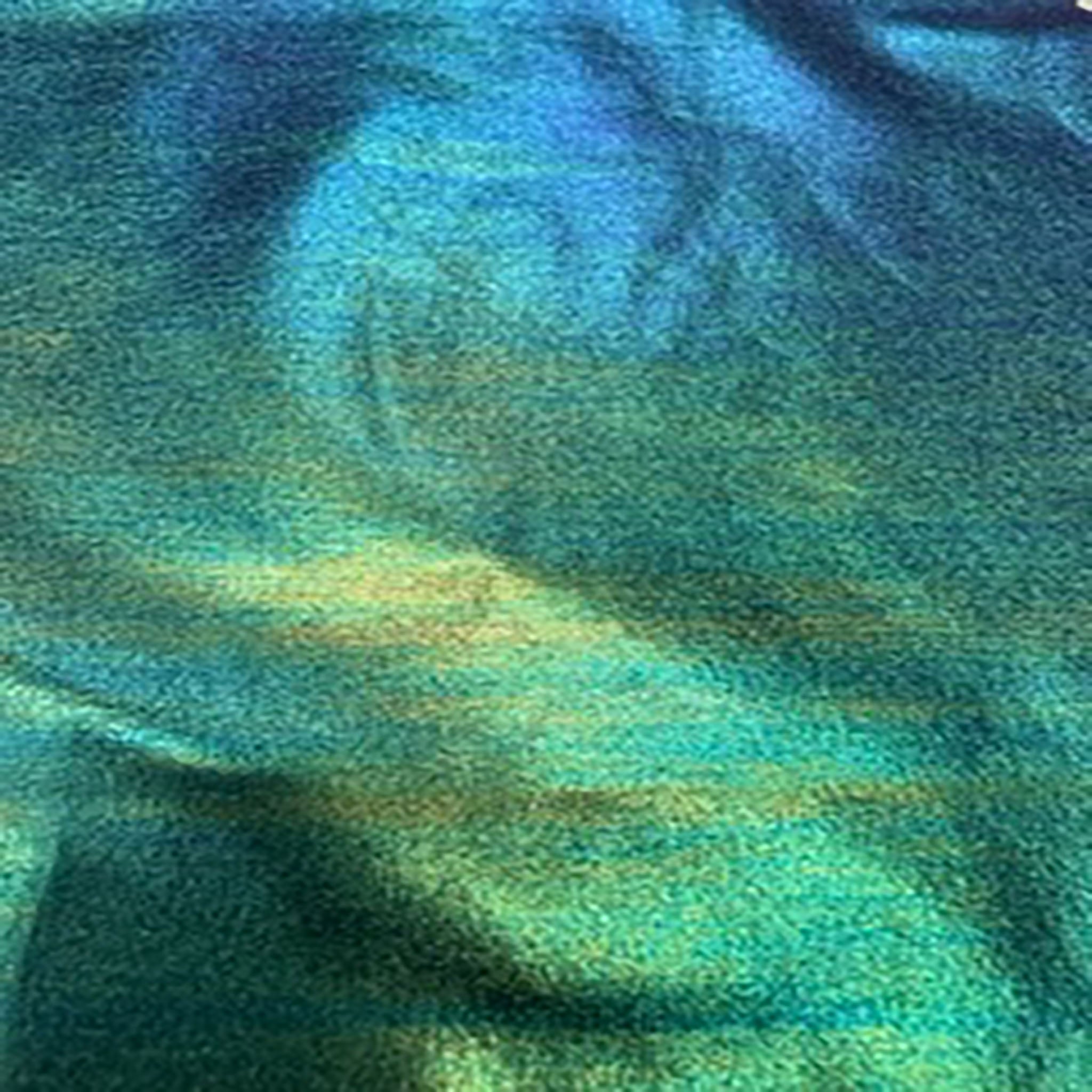 Dynamic Two-Tone Oil Slick: Nylon Spandex Fabric Spandex Palace