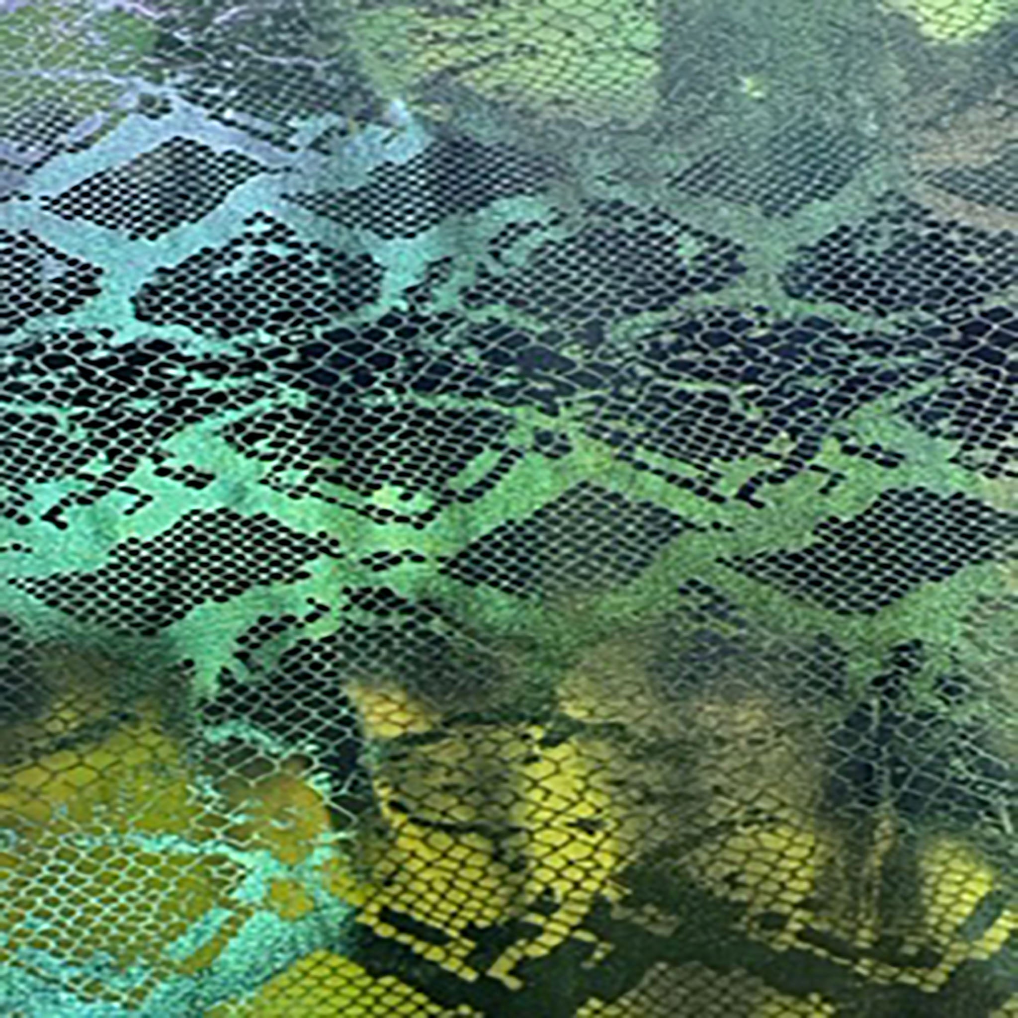 Nylon Spandex Fabric with Real Snake Tie Dye foil| Spandex Palace